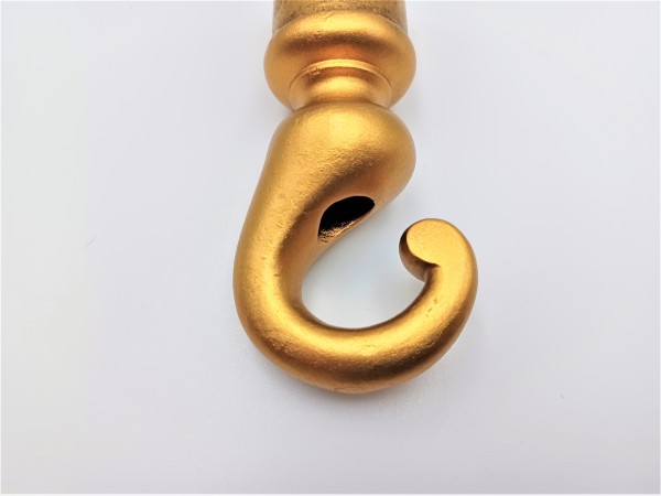 Antique Gilded Large Brass Ceiling Hook 20mm Imperial Thread