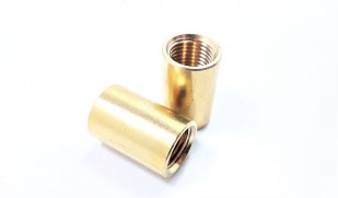 BRASS COUPLER 10MM INTERNAL THREAD